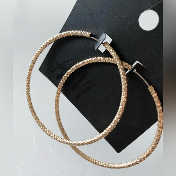H&M | Jewelry | Hm Hoop Earrings Gold | Poshmark